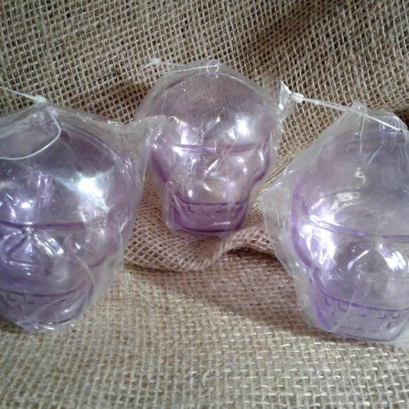 Party Supplies | Vtg Hard Plastic Purple Skull Candy Holder Nwot | Poshmark